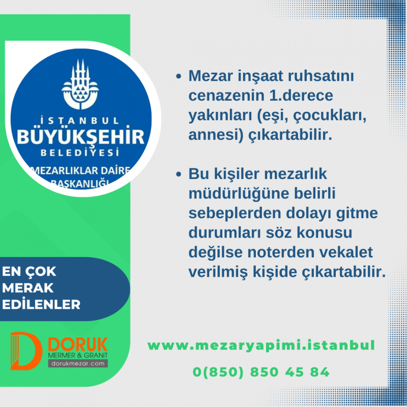 Mezar Yapım İzni Nasıl Alınır? | Mezar Yapımı İstanbul
